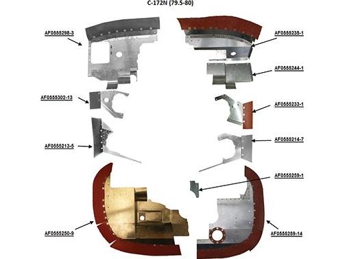 Airforms (p/n: C172N-79580PCBK)