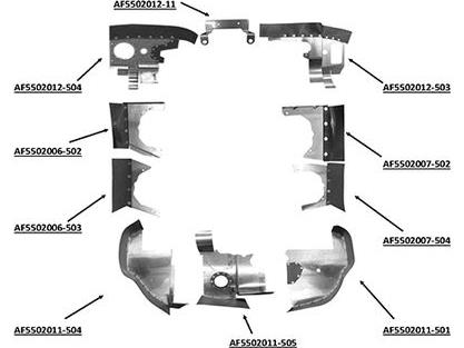 Airforms (p/n: AA-5APCBK)